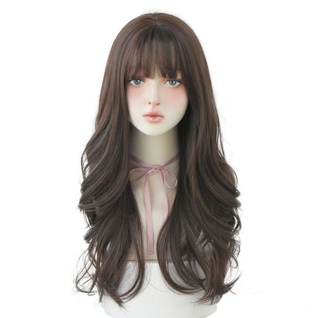 Brown Black Deep Wave wig | dark brown lace front wig